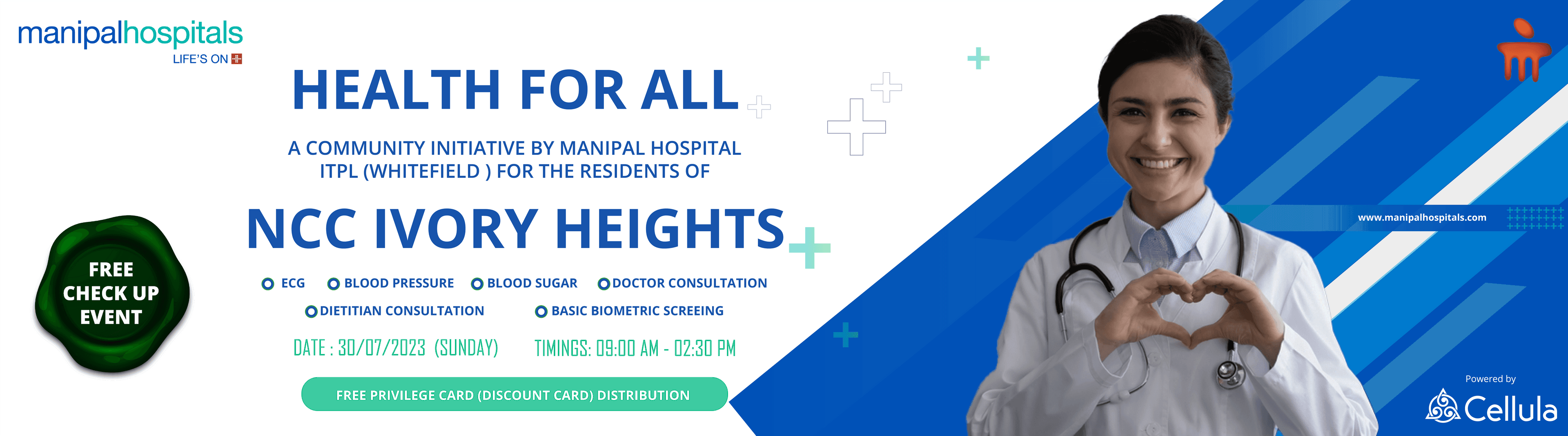 Health Screening Camp | Manipal Hospital Whitefield | Manipal Community ...