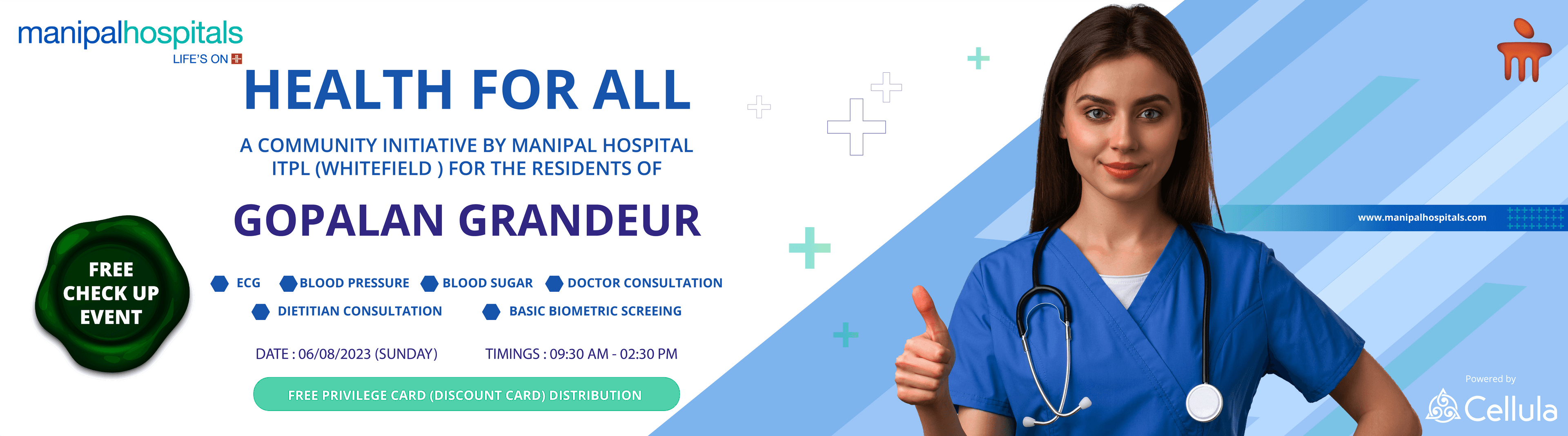Health Screening Camp | Manipal Hospital Whitefield | Manipal Community ...